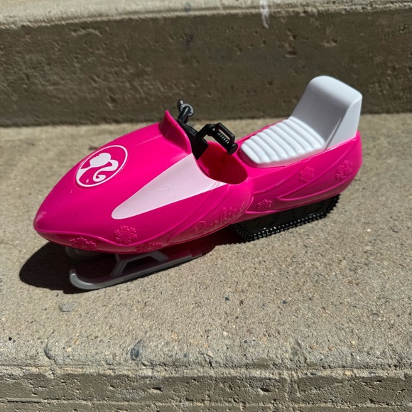 Barbie | Toys | Barbie Pink And White Snowmobile 26 | Poshmark